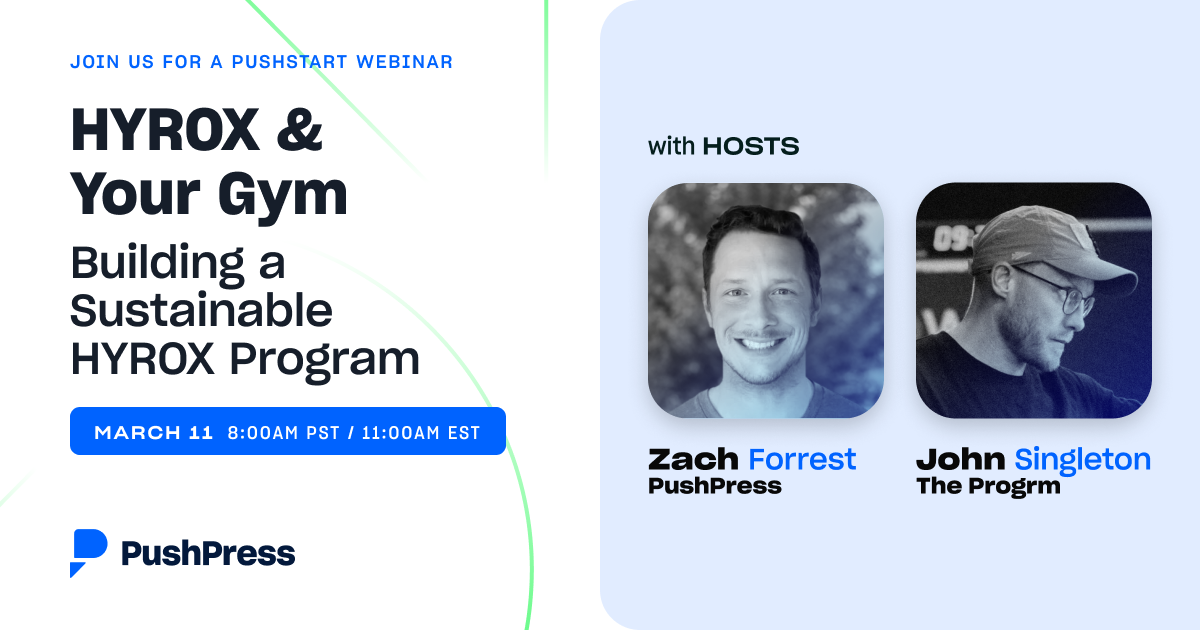 PushStart Webinar: Building a Sustainable HYROX Program